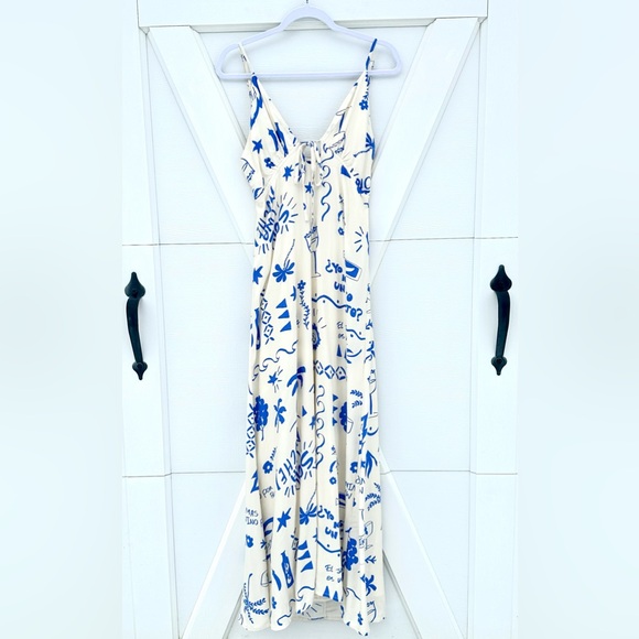 Paper Heart | Dresses | Paper Heart Anthropologie Day Drinks Maxi Dress ...